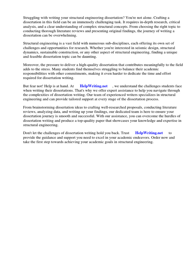 Structural Engineering Dissertation Ideas | PDF | Engineering | Simulation