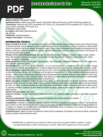 Ficha Tec Rescate 20 PS 2021 | PDF | Insectos