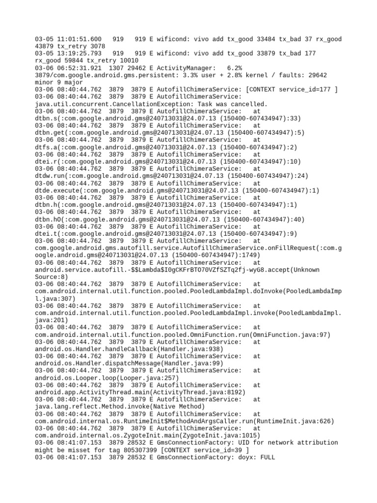 Log | PDF | Software Engineering | Operating System Families