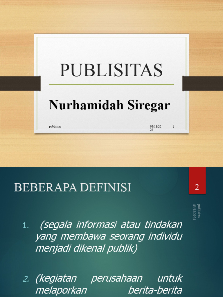 Publisitas | PDF