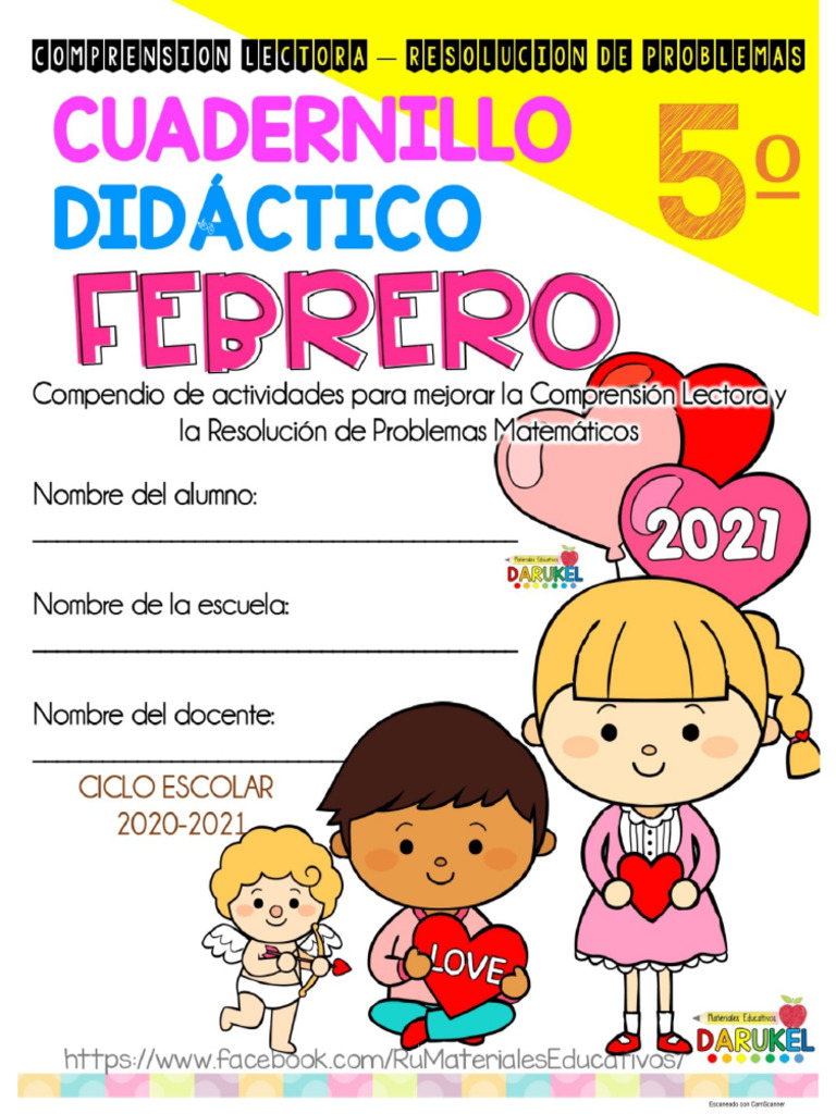5°? Febrero 2021 Darukel Lectora-Mate Cuadernillo | PDF