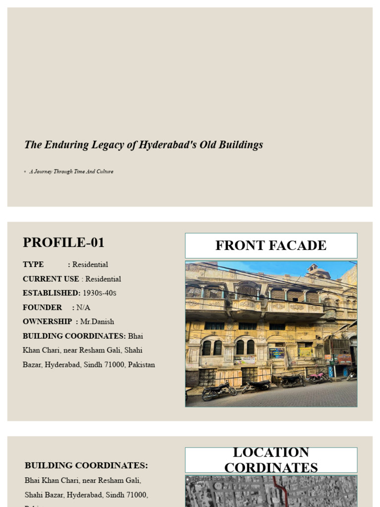 The Enduring Legacy of Hyderabad's Old Buildings | PDF | Architectural Design | Architecture