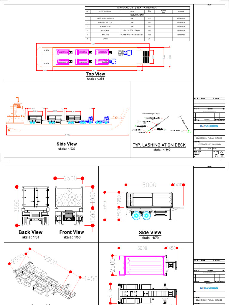 RE-Drawing Stowage LCT | PDF | Manufactured Goods