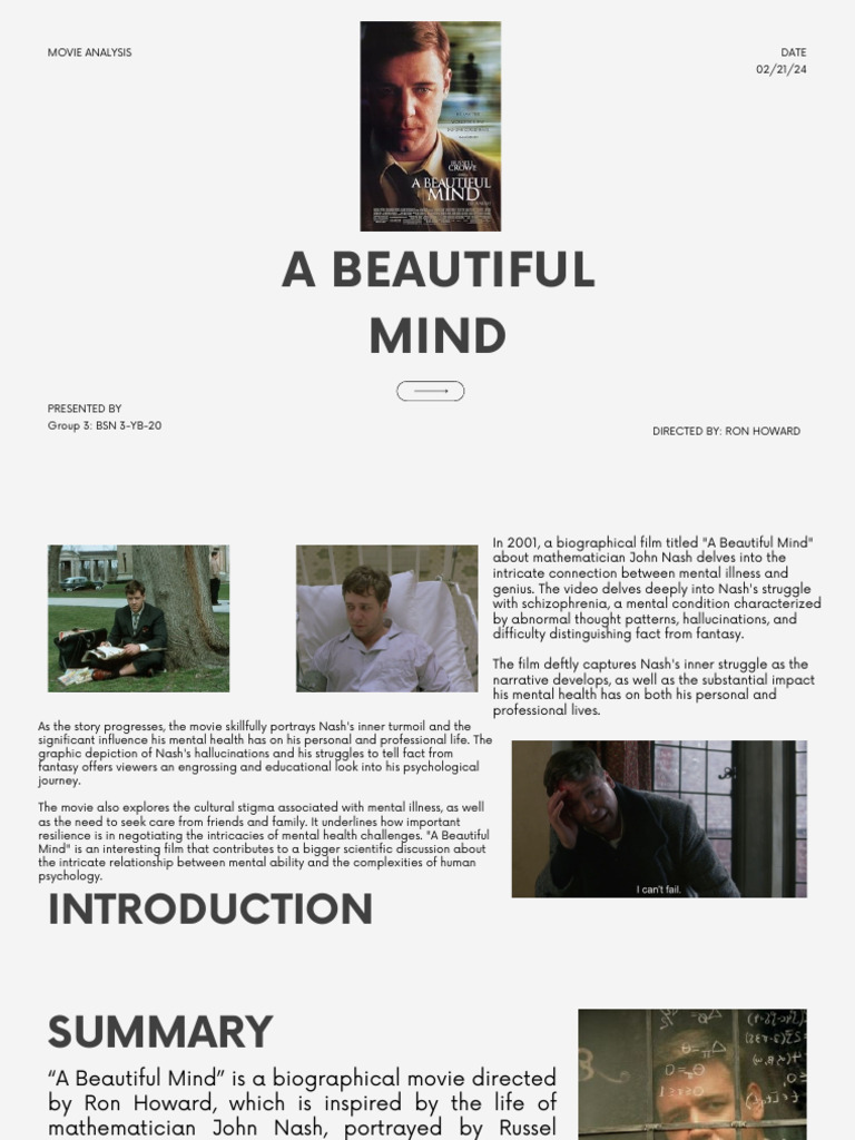 "A Beautiful Mind: Mental Health Insights" | PDF | Schizophrenia ...
