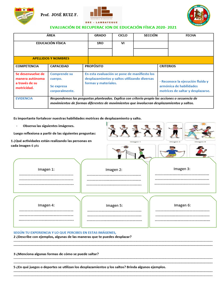 Evaluación Diagnóstica 2023 Pdf 7244