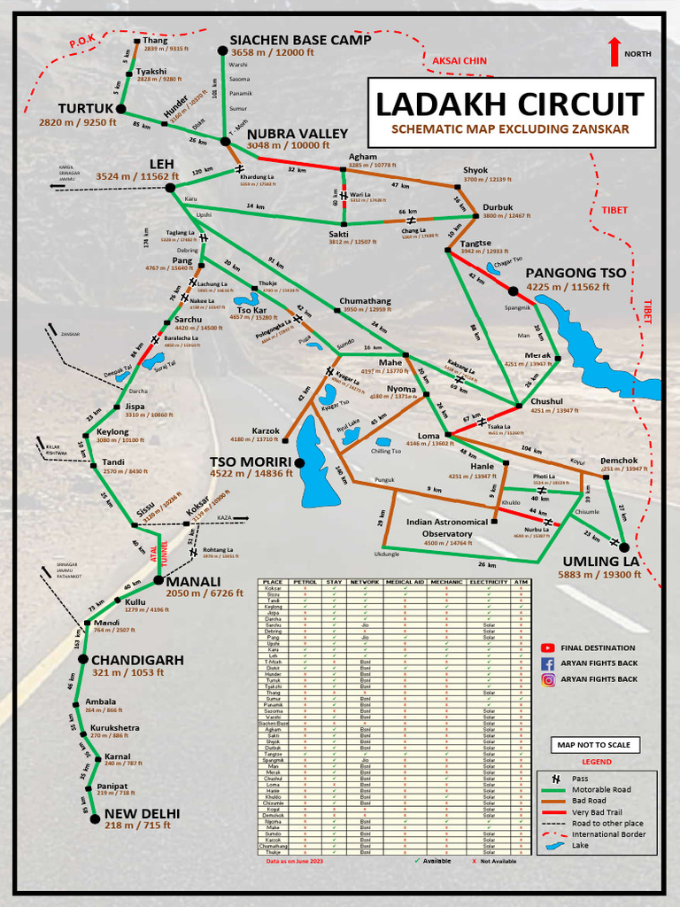Ladakh Map | PDF