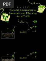 Ra 9512 - Environmental Education Act | PDF | Environmentalism ...