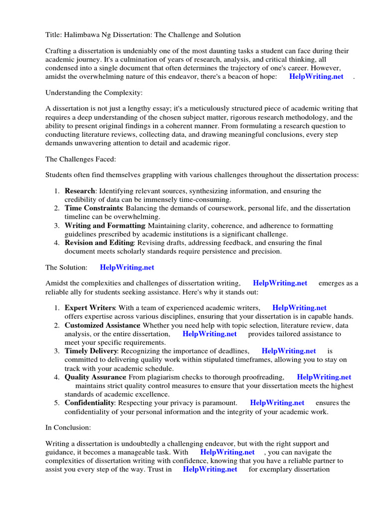 Halimbawa NG Dissertation | PDF | Thesis | Expert