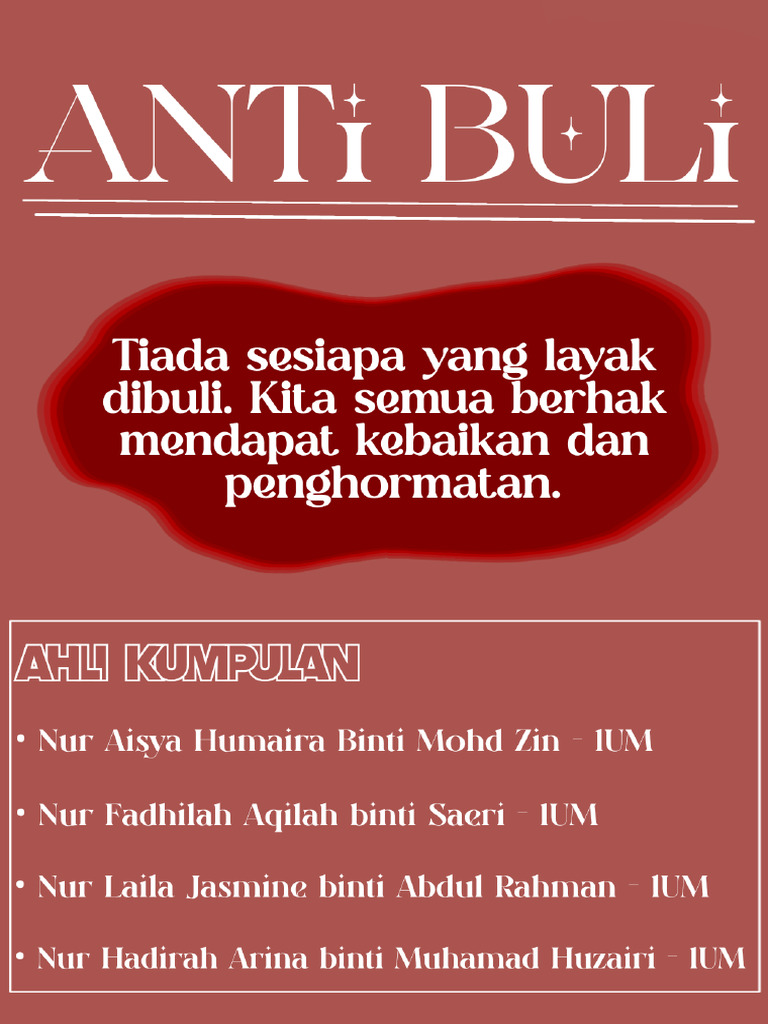 Anti Buli | PDF