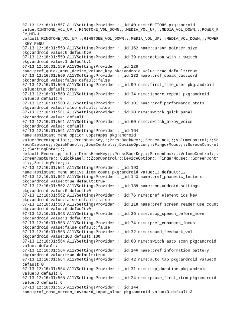 A11yprovider Log | PDF | Free Mobile Software | Computing