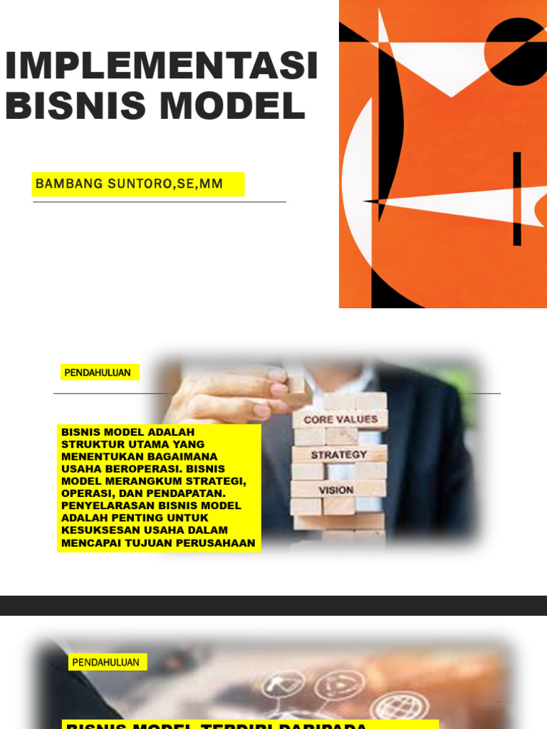 Jenis dan Strategi Model Bisnis Efektif | PDF