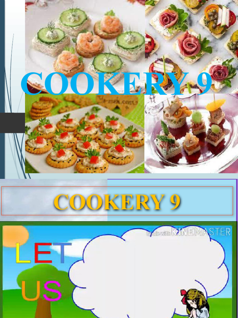 Canapés and Appetizers Lesson Plan | PDF | Hors D'oeuvre | Foods