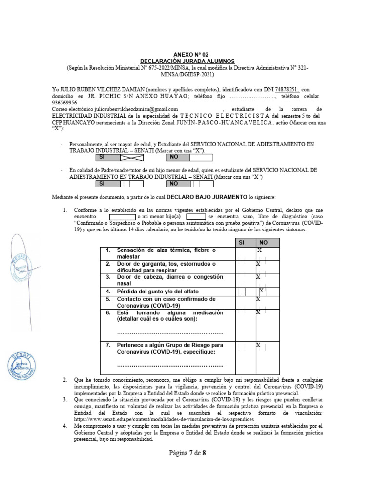 Documentos Complementarios | PDF
