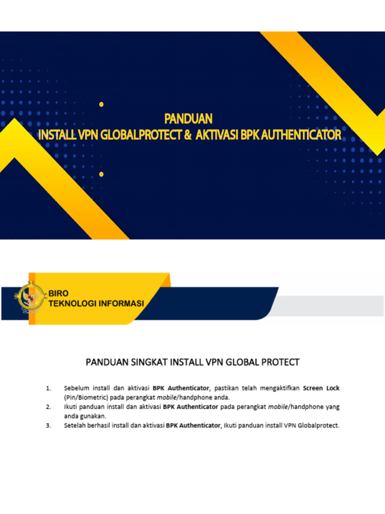 Install VPN Globalprotect v0.4 | PDF