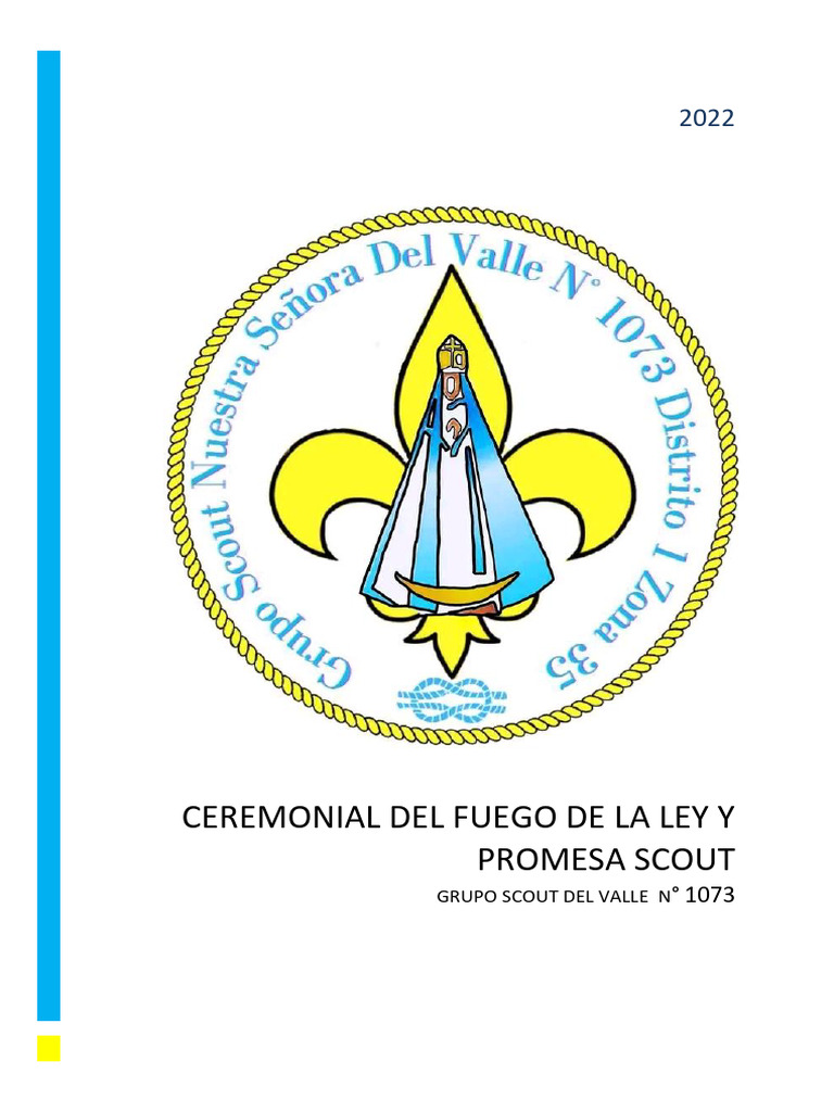 Ceremonia Scout: Ley y Promesa 2022 | PDF | Exploración