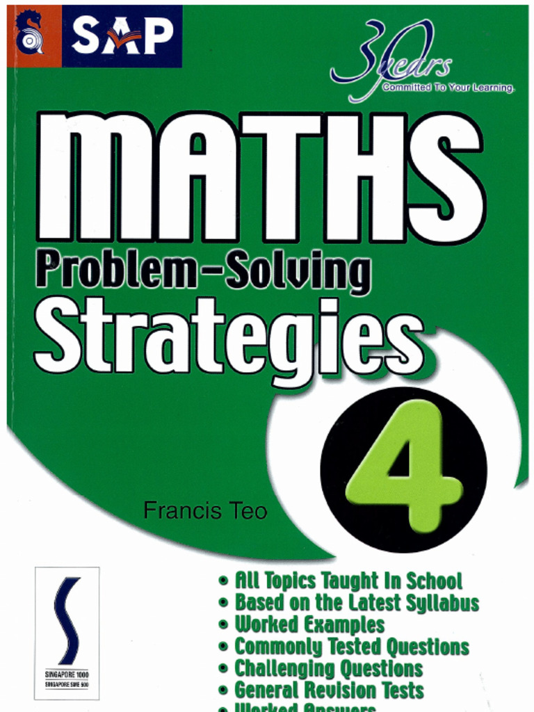 Maths Problem-Solving Strategies For Primary 4 | PDF Maths Problem-Solving Strategies For Primary 4 | PDF
