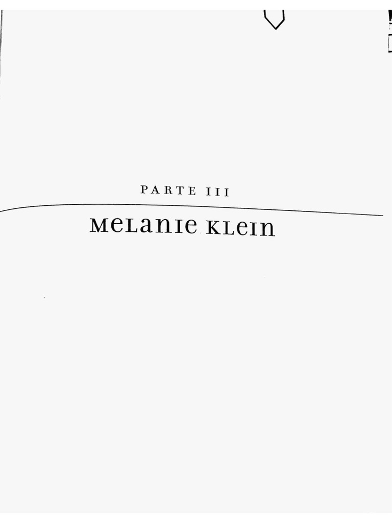 Melanie Klein | PDF