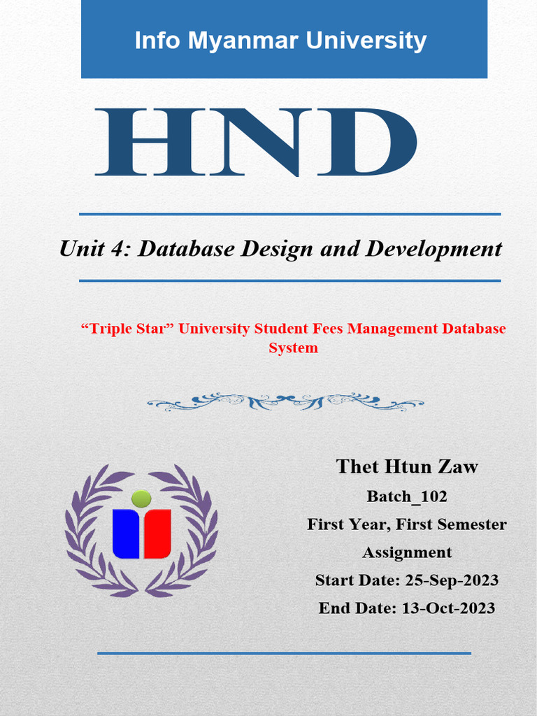 LO1 Assignment | PDF | Databases | Relational Database