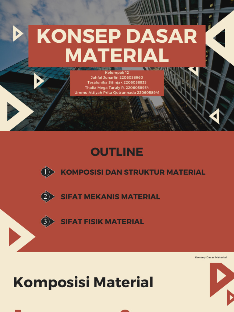 Konsep Dasar Material dan Sifatnya | PDF