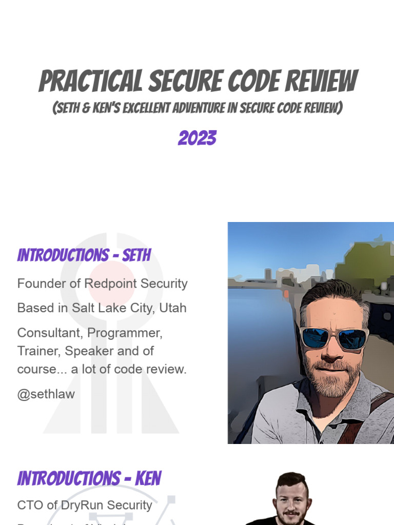 Practical Secure Code Review - 2023 | PDF | Cryptography | Password