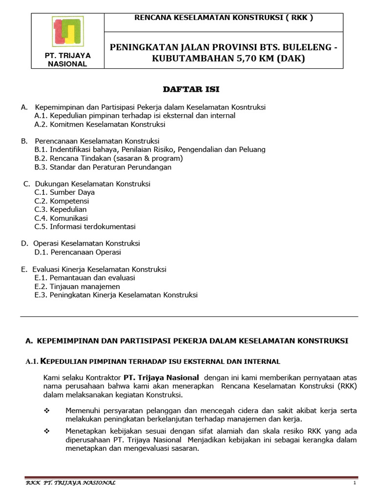 RKK Kubutambahan | PDF
