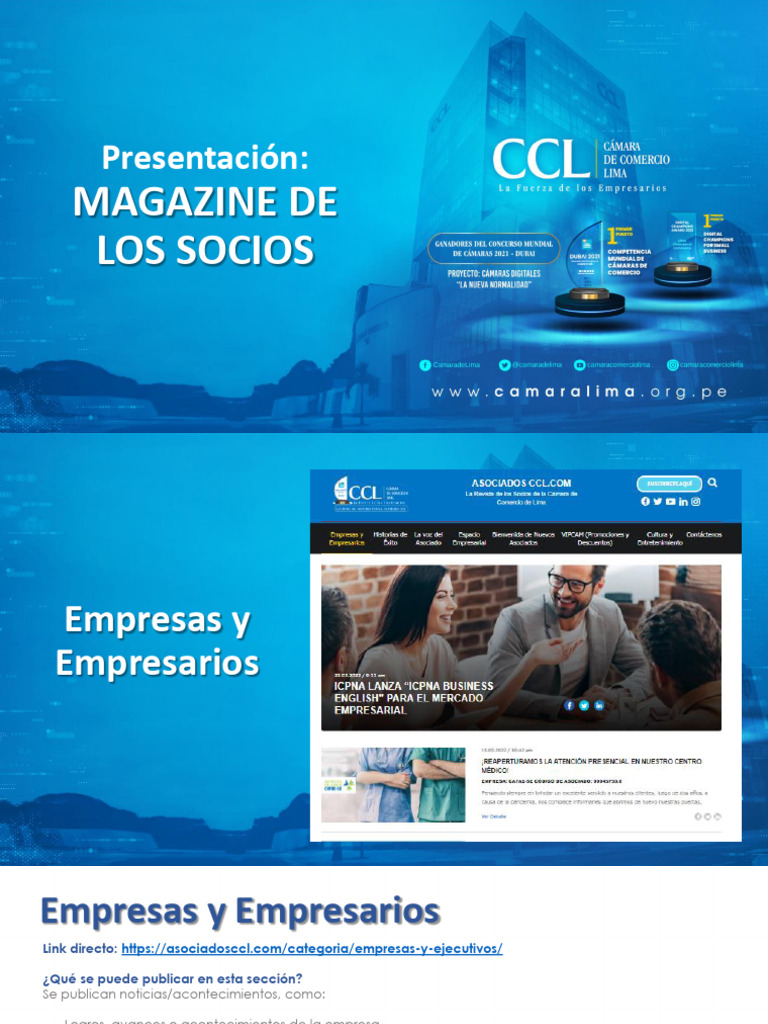 PARAMETROS MAGAZINE DE LOS SOCIOS | PDF | Business