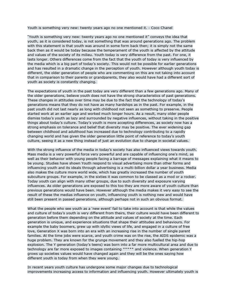 GAMSAT S2: Sample Essay 4 | PDF | Attitude (Psychology) | Behavior