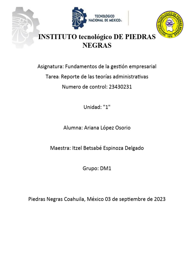 Reporte Teorias Administrat | PDF | Liderazgo | Business