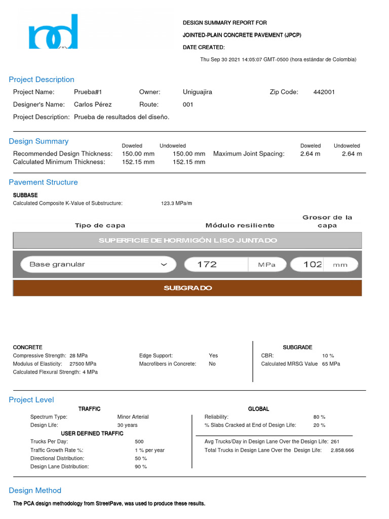 Designer Summary Report 001 | PDF | Building Materials | Materials Science