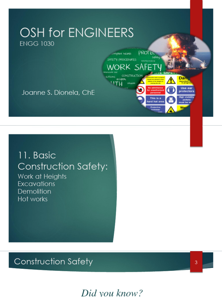 Basic Construction Safety | PDF | Personal Protective Equipment | Soldering