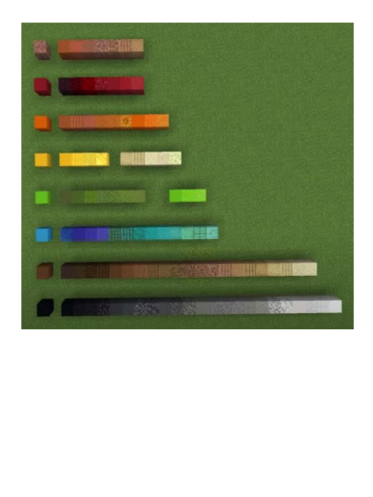 Degrade de Colores de Bolockes de Minecraft Derek | PDF