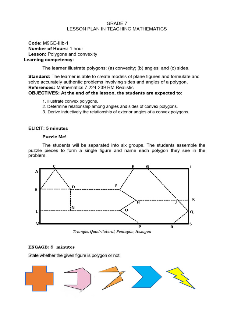 7-Polygons and Convexity-7es | PDF | Vertex (Geometry) | Polygon