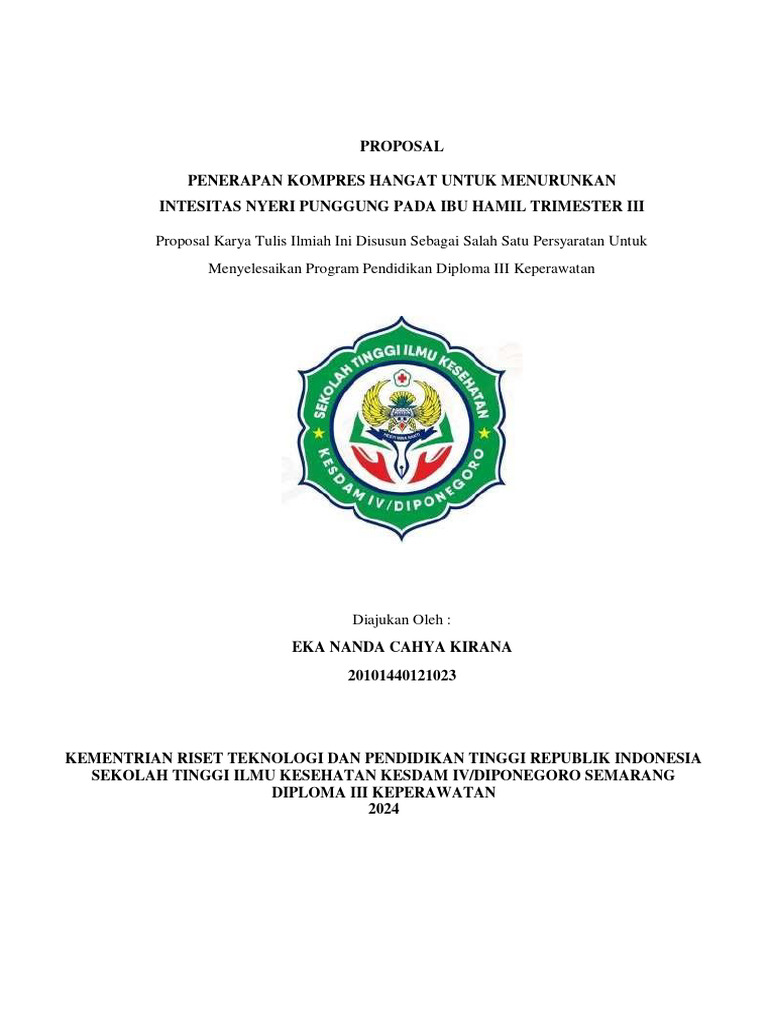 1 - Proposal Kti - Eka Nanda - Konsul 1 3 | PDF