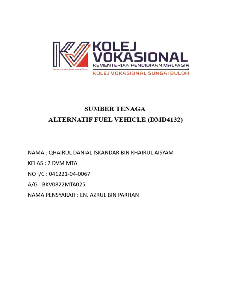 Sumber Tenaga Topek | PDF