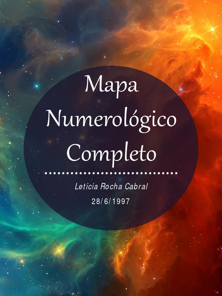 Mapa Numerológico Completo - Leticia Rocha Cabral | Download grátis PDF ...
