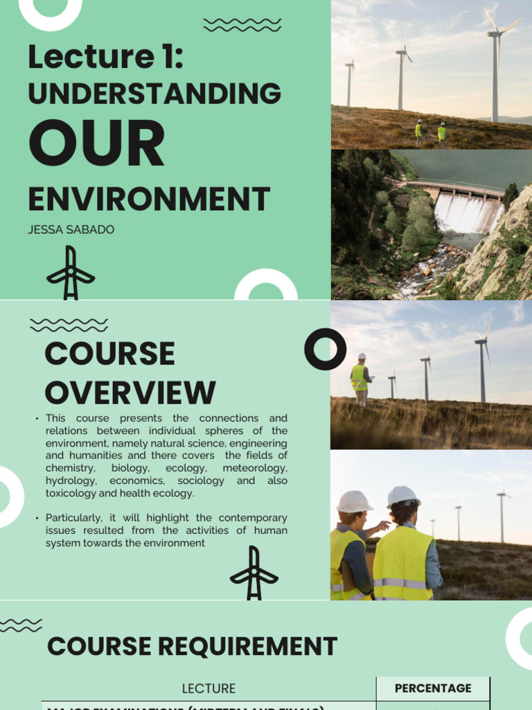 Lecture 1-Understanding Our Environment | PDF | Poverty | Poverty ...