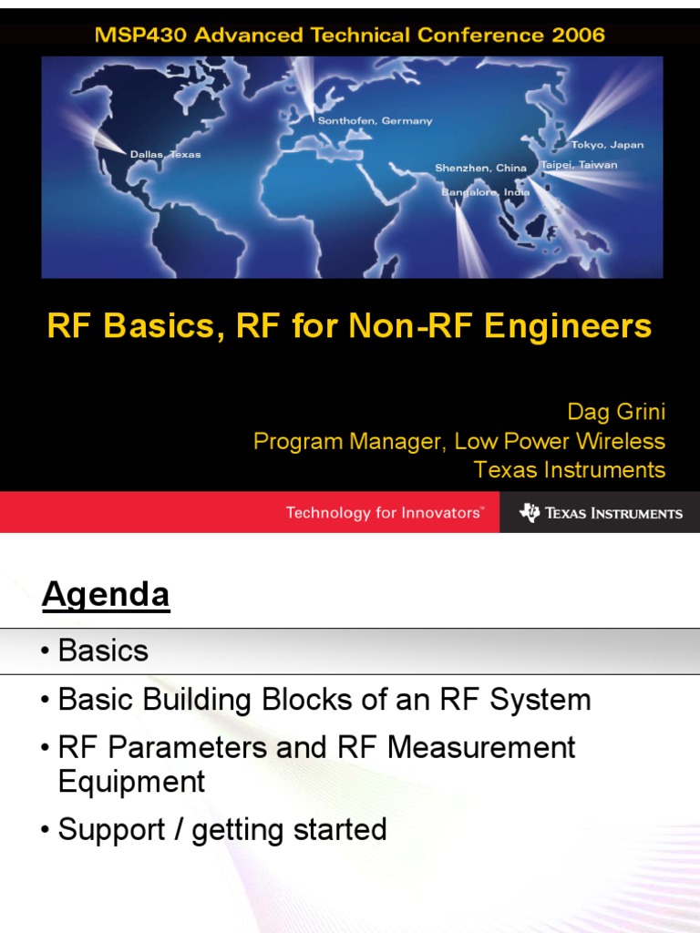 RF Basics | PDF | Modulation | Duplex (Telecommunications)