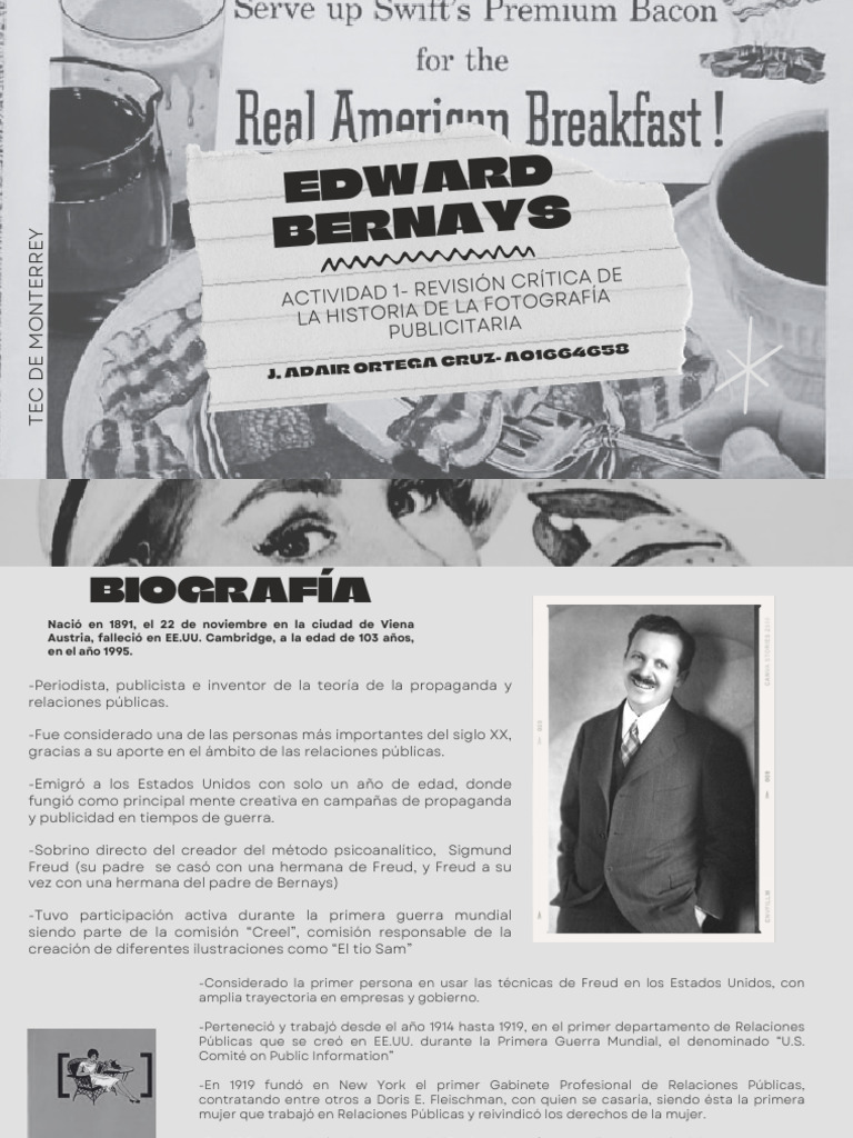 Edward Bernays: Padre de la Propaganda | PDF | Guatemala | Alemania nazi
