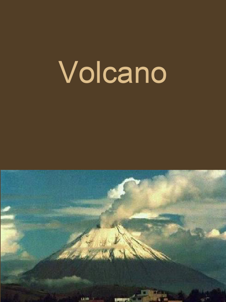 Ppt About Volcano | PDF | Volcano | Magma