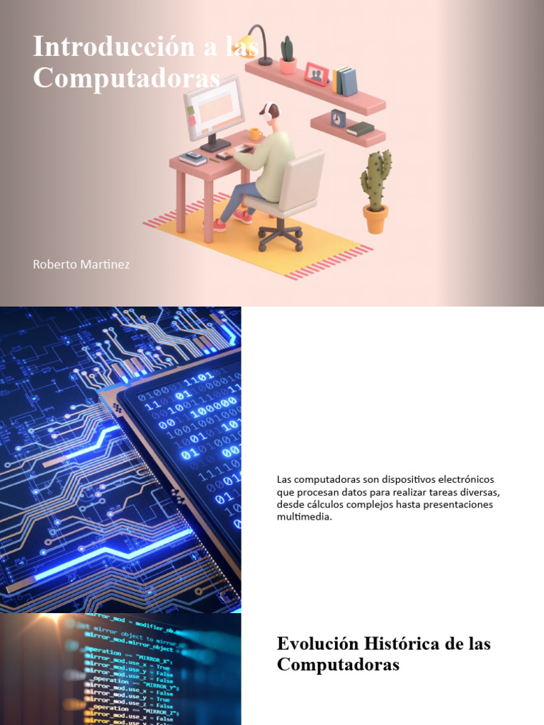 Introducción A Las Computadoras | PDF | Hardware de la computadora ...