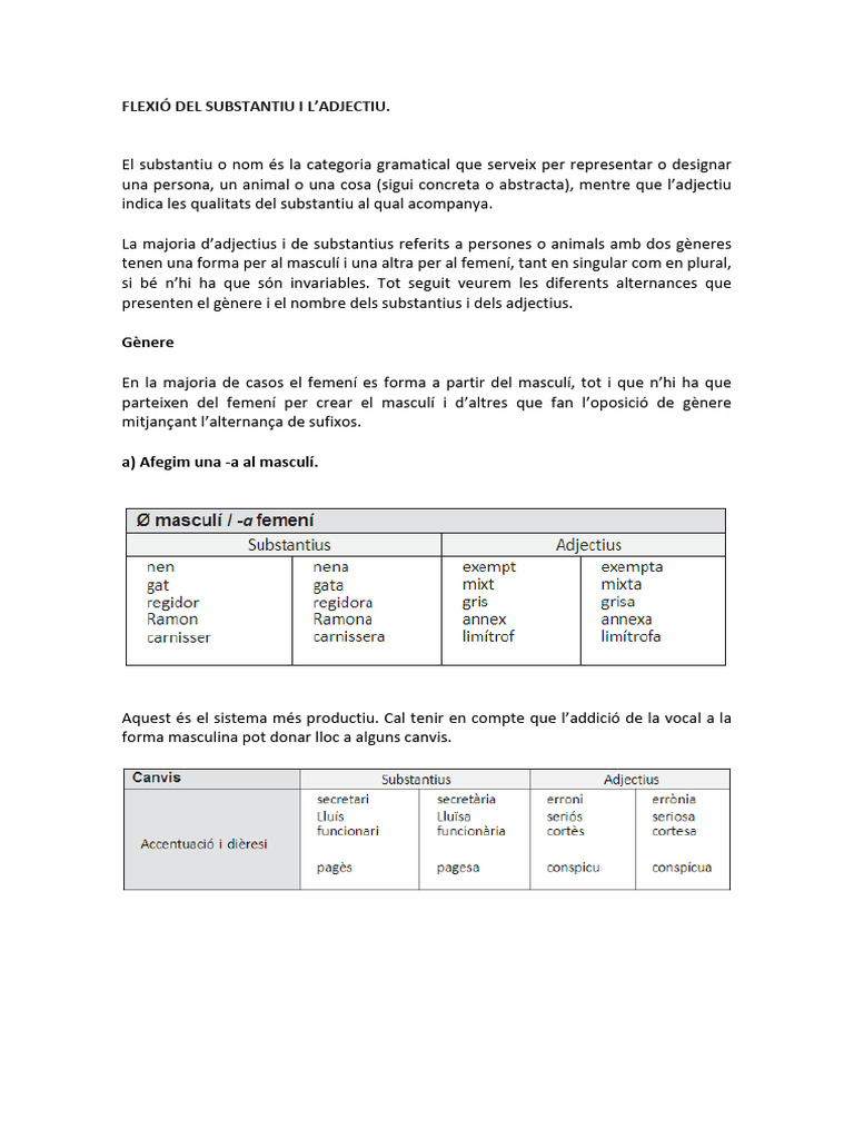 Gramàtica Valencià Nivell C1 | PDF