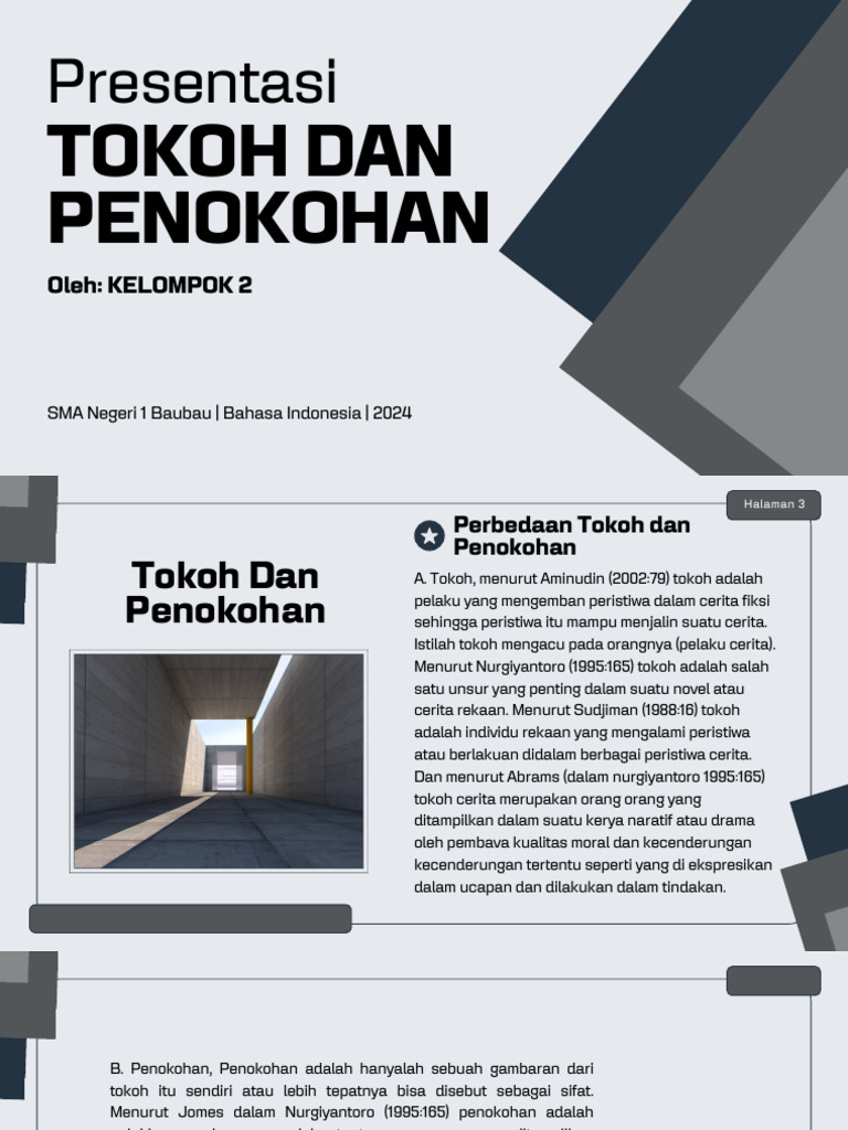 Perbedaan Tokoh dan Penokohan | PDF | Sains & Matematika | Fiksi Umum