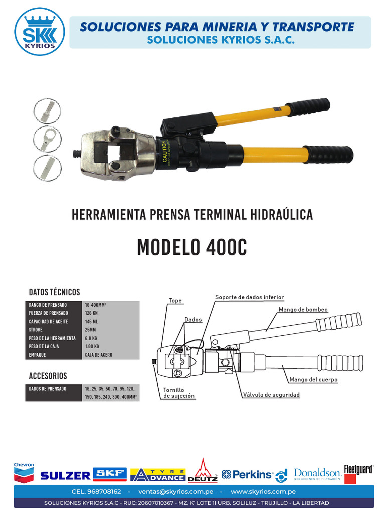 Ficha Tecnica PRENSA TERMINAL | PDF