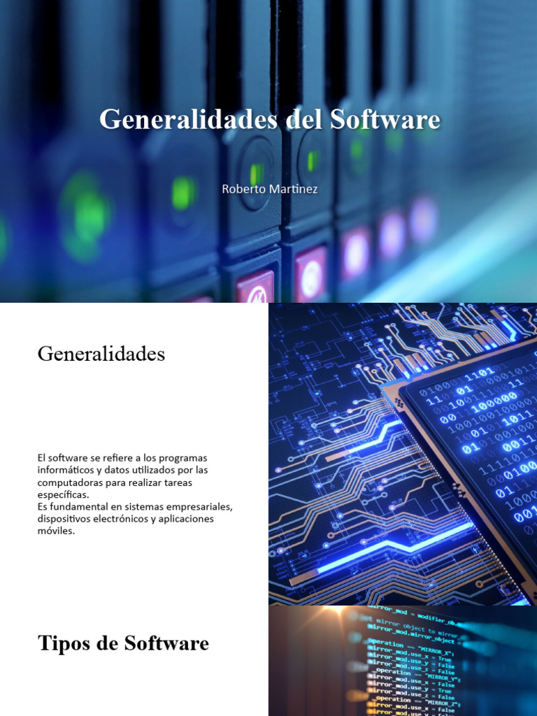 Generalidades del Software (1) | PDF | Software | Software de la aplicacion