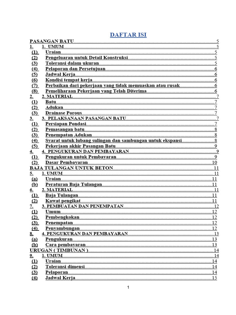 Spek Umum | PDF | Teknologi & Rekayasa