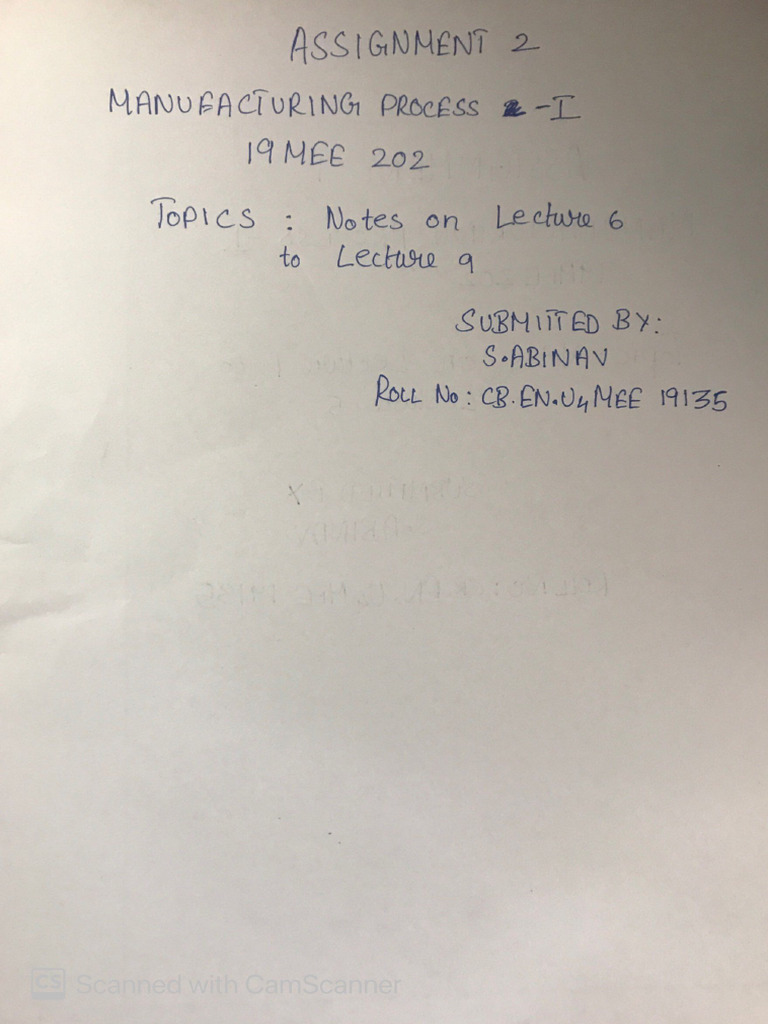 Manufacturing practice (Part 2) | PDF