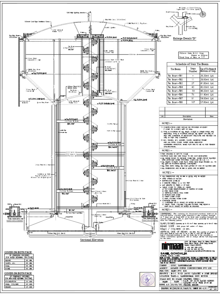 582-04-R.C.C. E.S.R. 14.00x15.00 - Structure Drawings | PDF