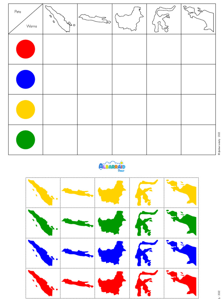 Kode Warna Peta Indonesia | PDF