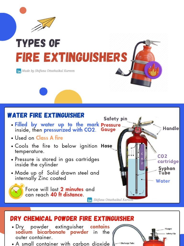 Types of Fire Extinguishers | PDF