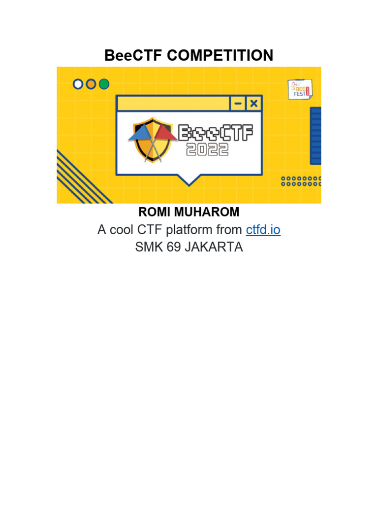 BeeFest 2022 - (Romi Muharom) | PDF